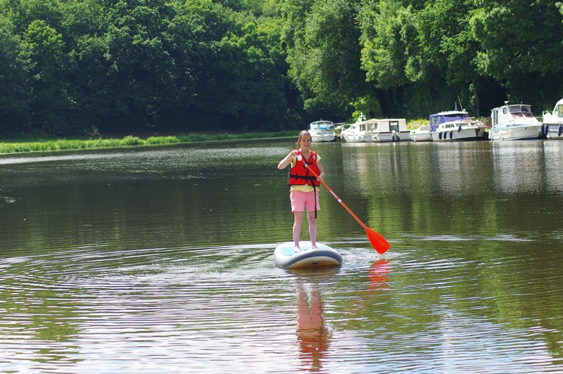 Location de paddle sur le Canal : Stand-up paddle à GUENROUET